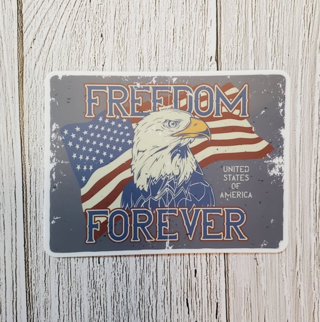 Freedom Forever Decal - Etsy