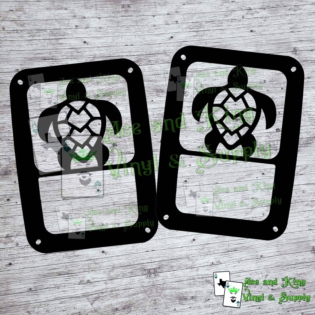 Turtle Tail Light Covers, Set - Etsy