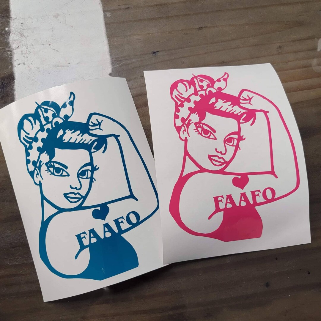 FAAFO Rosie Single Decal, FREE Tracking! - Etsy