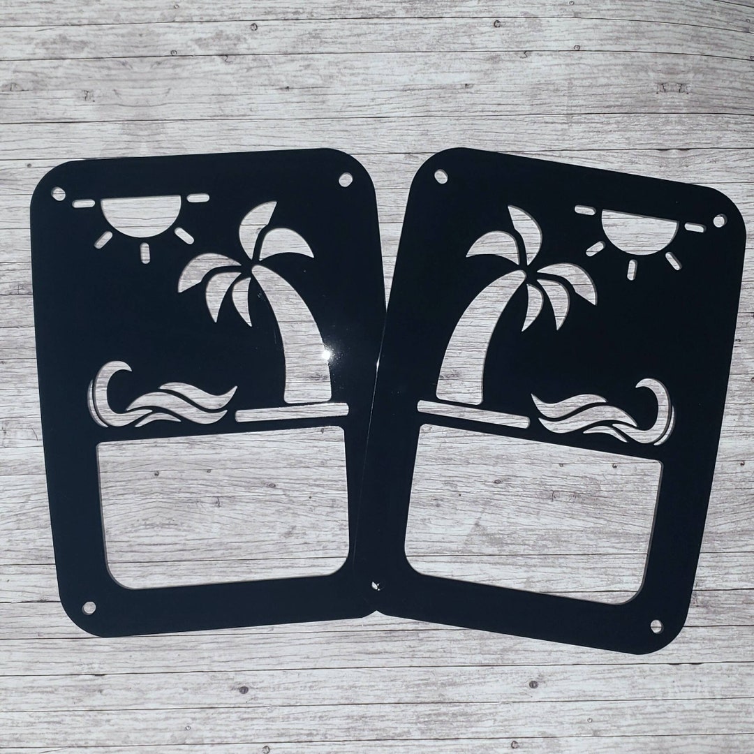 Custom Design Tail Light Covers, Set - Etsy