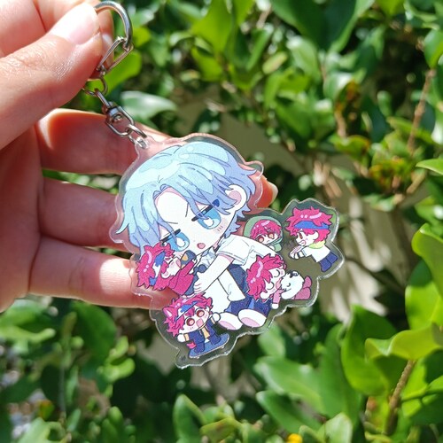 SK8 the Infinity Reki Langa Heart Acrylic Keychain - Etsy