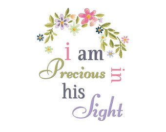 I Am Precious In - Etsy