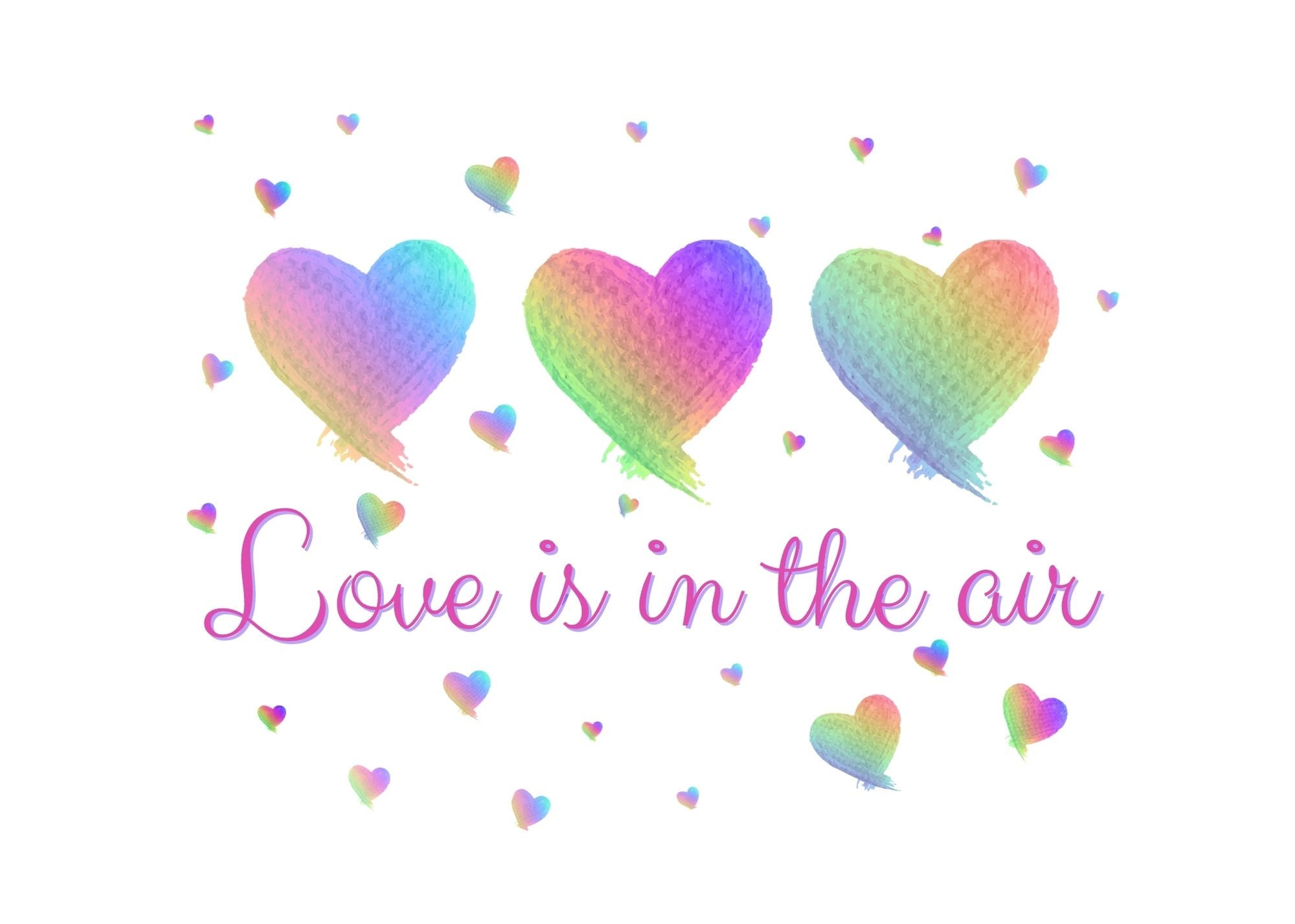 Love is in the Air Wall Art Printable Art Decor - Etsy