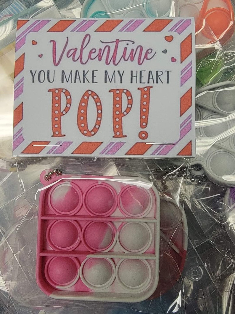 Valentines Pop It, Pop It, Class Valentines, Valentine's Party, Pop It ...