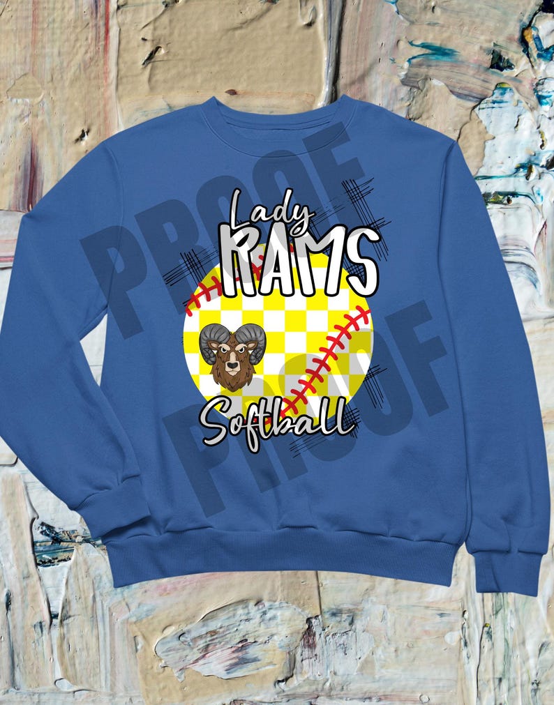 Rams Softball Digatal File, DTF, PNG - Etsy