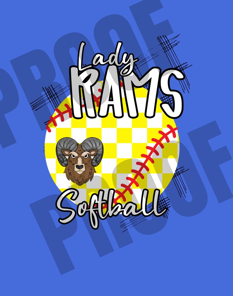Rams Softball Digatal File, DTF, PNG - Etsy