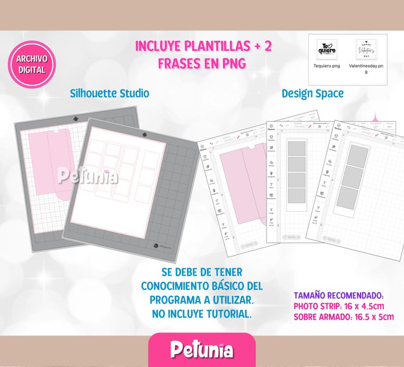 Paquete de 2 plantillas/marcos para fotografías más su sobre/funda, en ...