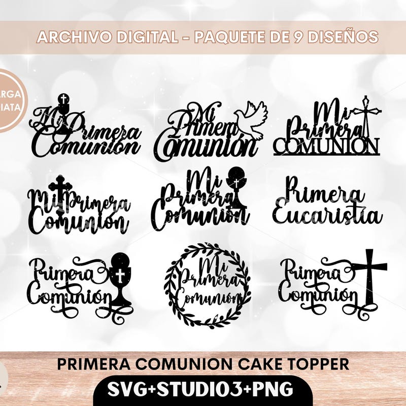Topper primera comunion - Etsy España