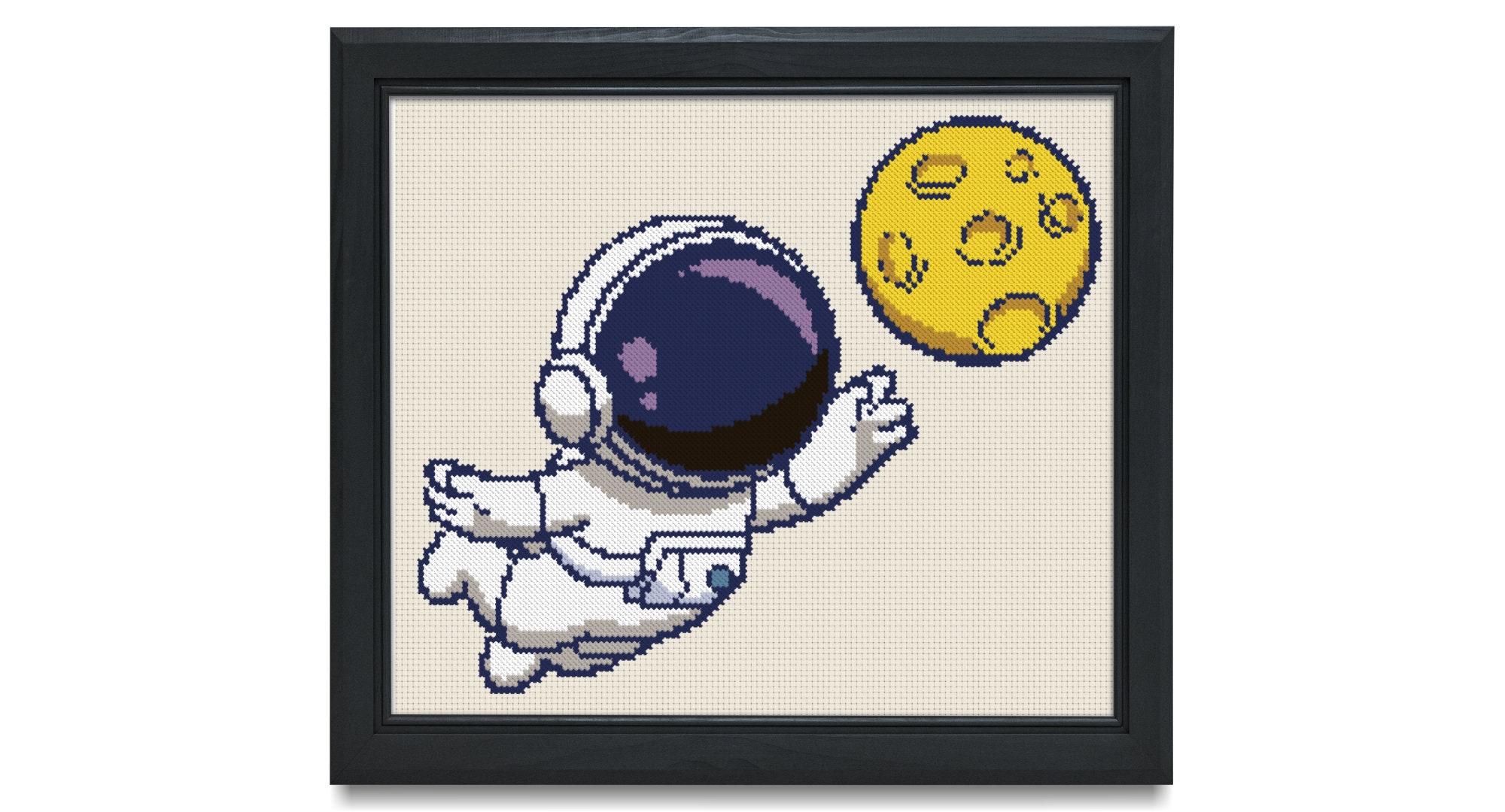 Astronaut Cross Stitch Pattern PDF / Color Pattern Chart / Instant ...