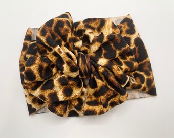 Leopard Head Wrap - Etsy