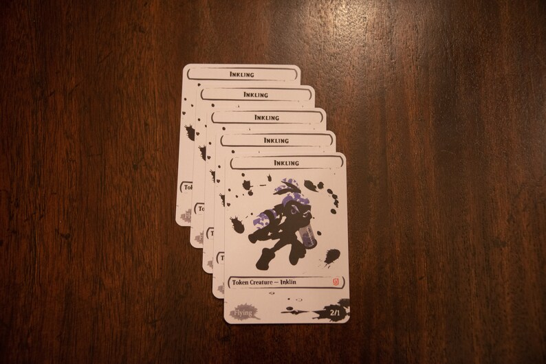 10 Custom MTG Inkling Tokens (splatoon/super Smash) - Etsy