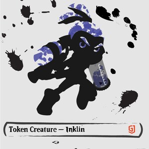 10 Custom MTG Inkling Tokens (splatoon/super Smash) - Etsy