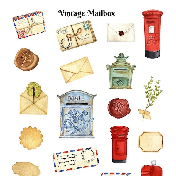 Vintage Mailbox - Etsy