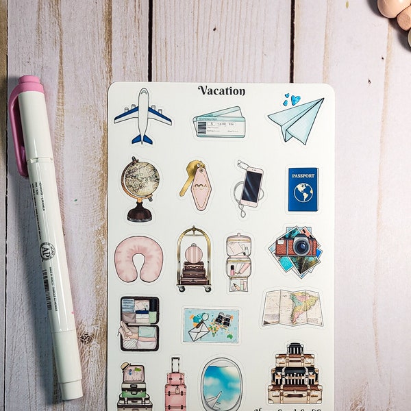 Travel Stickers - Etsy