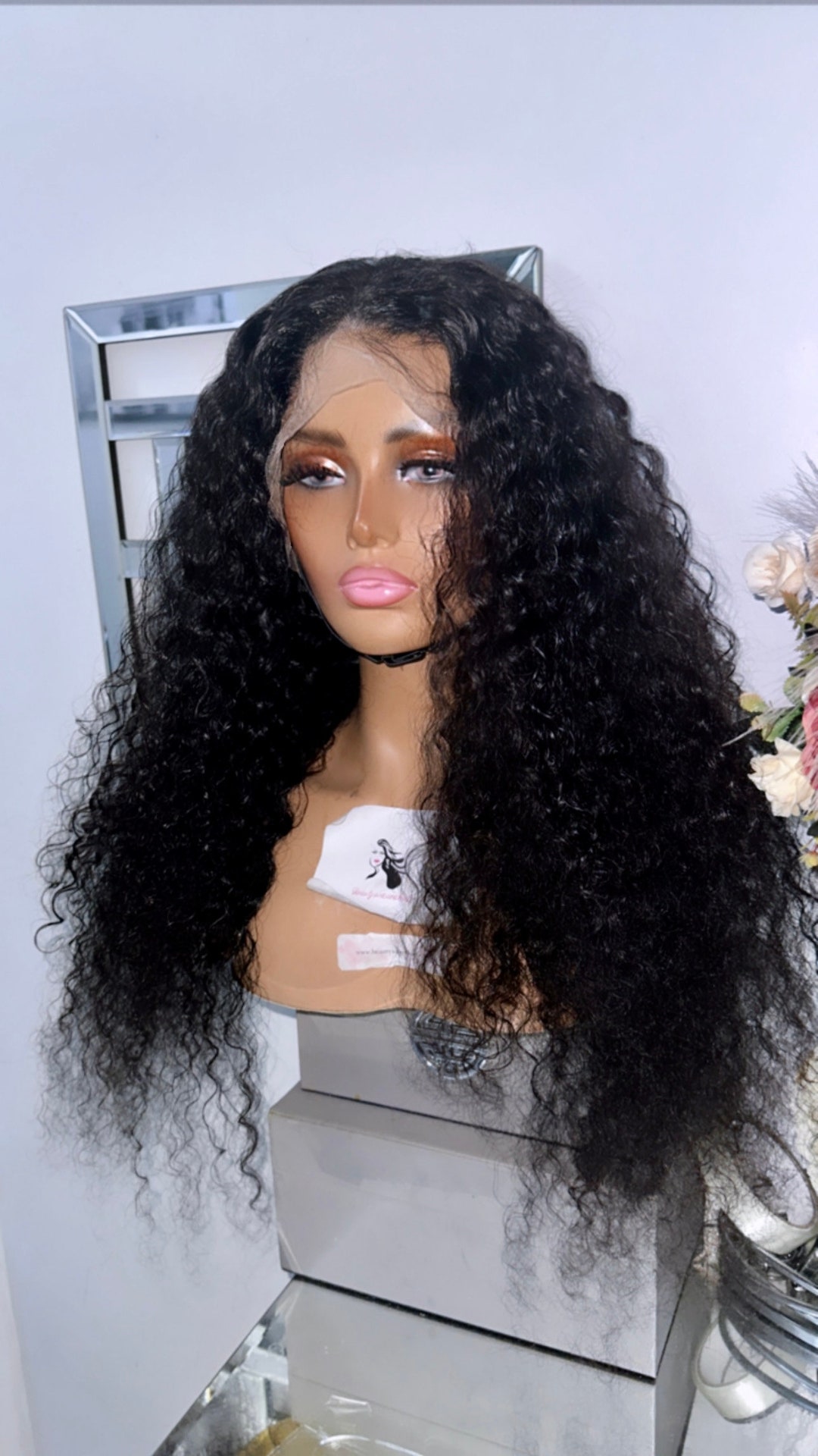 28”inch Lace Front Wig 100% Human Hair Brazilian Hair 13x4 180 Density ...