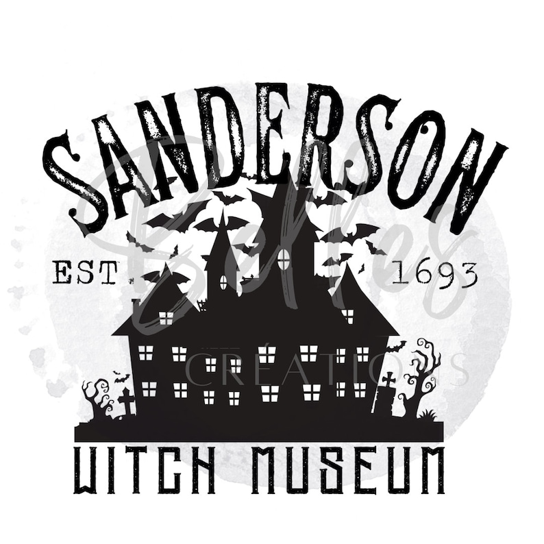 Sanderson Witch Museum PNG - Etsy