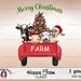 Christmas Farm Truck Clipart Christmas Animals PNG Merry - Etsy