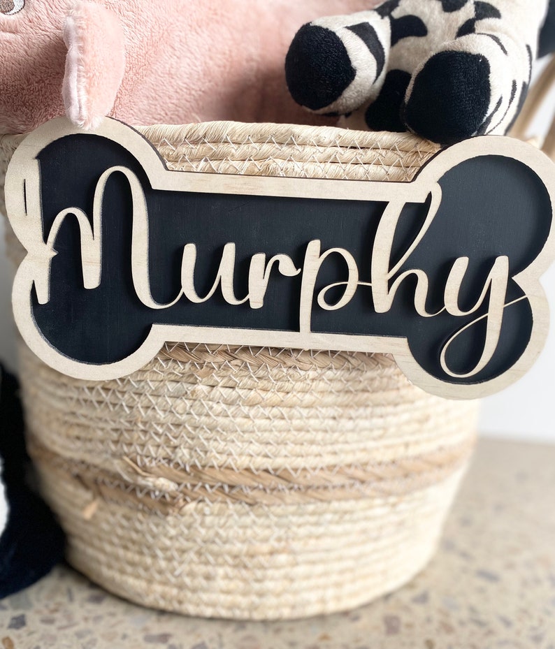 Custom Pet Name Sign Dog Kennel Name Dog Crate Name Personalised Pet ...