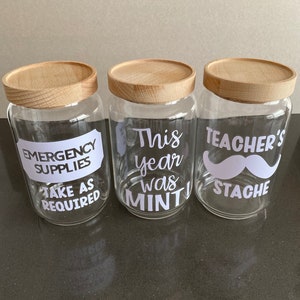Teacher Gift End of Year Present Teacher Appreciation Gift Lolly Jar ...