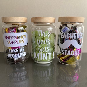 Teacher Gift End of Year Present Teacher Appreciation Gift Lolly Jar ...