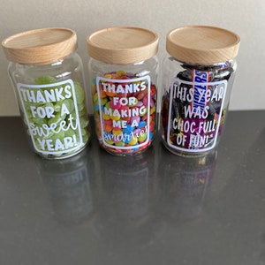 Teacher Gift End of Year Present Teacher Appreciation Gift Lolly Jar ...