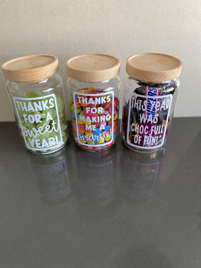 DIY Lolly Jar Gift Teacher Appreciation Gift Male Teacher End of Year ...