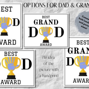 Handprint Art Craft / Father's Day / Father's Day Craft for Grandpa ...