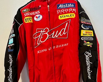 Red Budweiser Jacket - Etsy