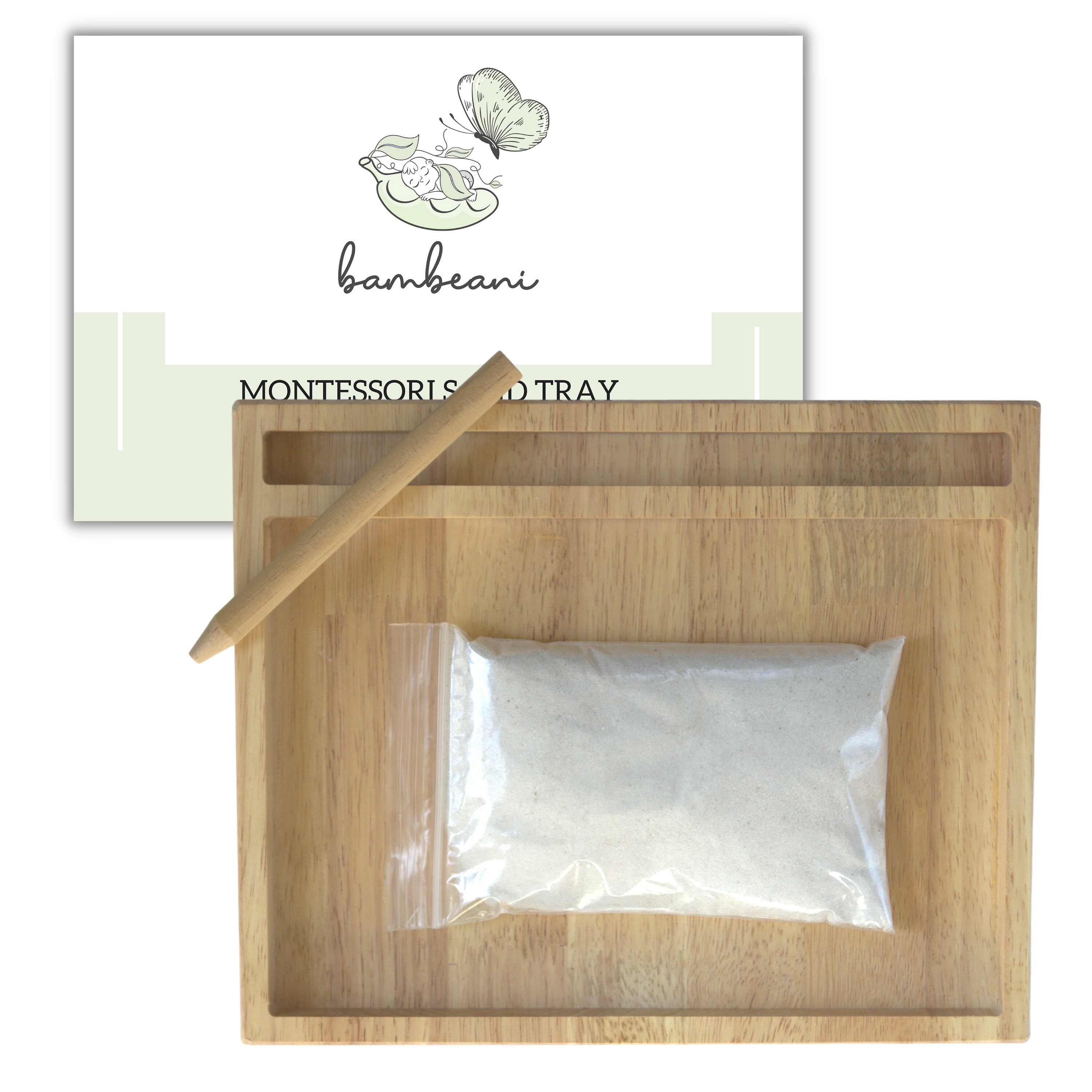 Sand Tray With Flashcard Holder. Tactile & Sensory Toys for Alphabet ...