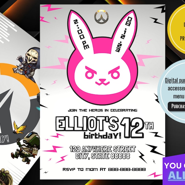 Overwatch Birthday - Etsy