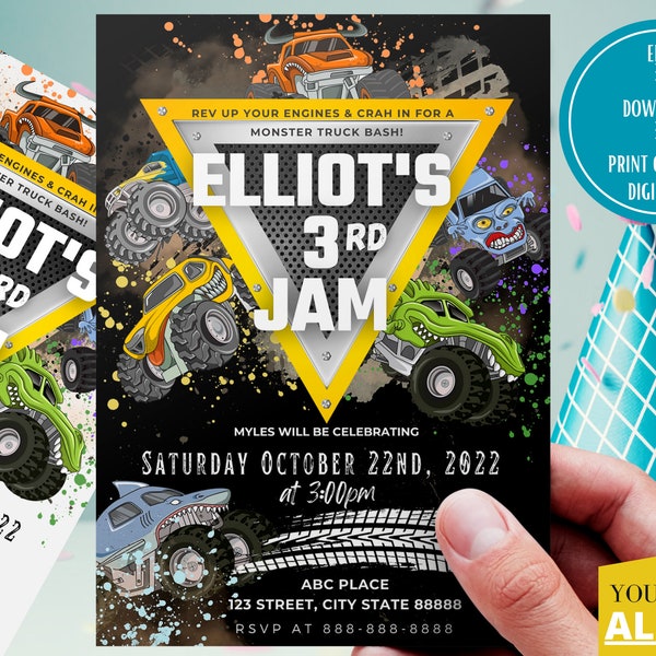 Monster Jam - Etsy