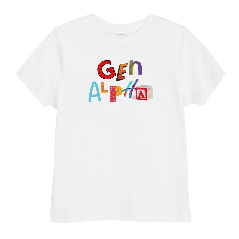 Gen Alpha / Gen Alpha Shirt / Gen Alpha Toddler Tee / Generational T ...