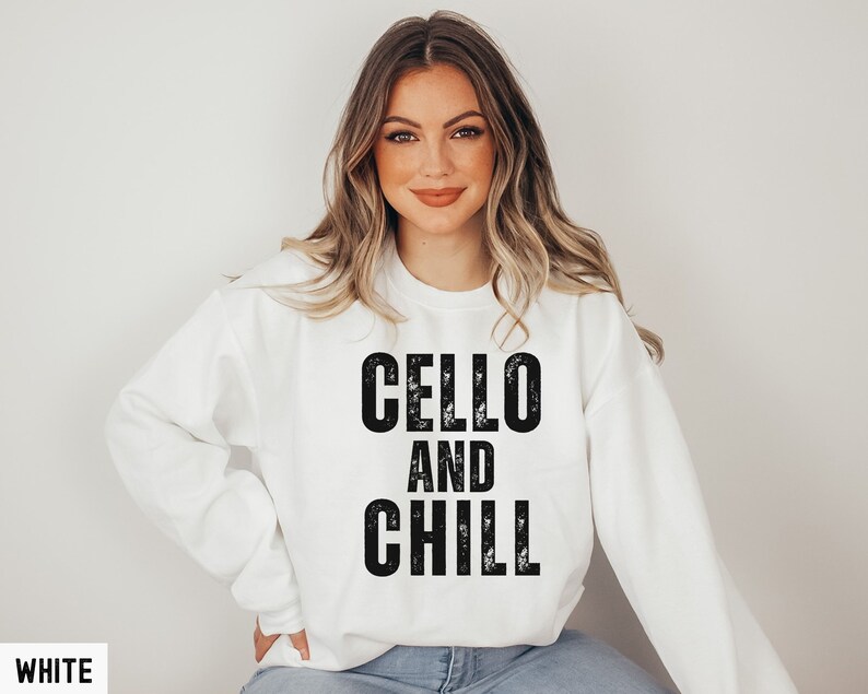 Funny Cello Sweater, Cello Lover Top, Cello Gift, Cute Cellist ...