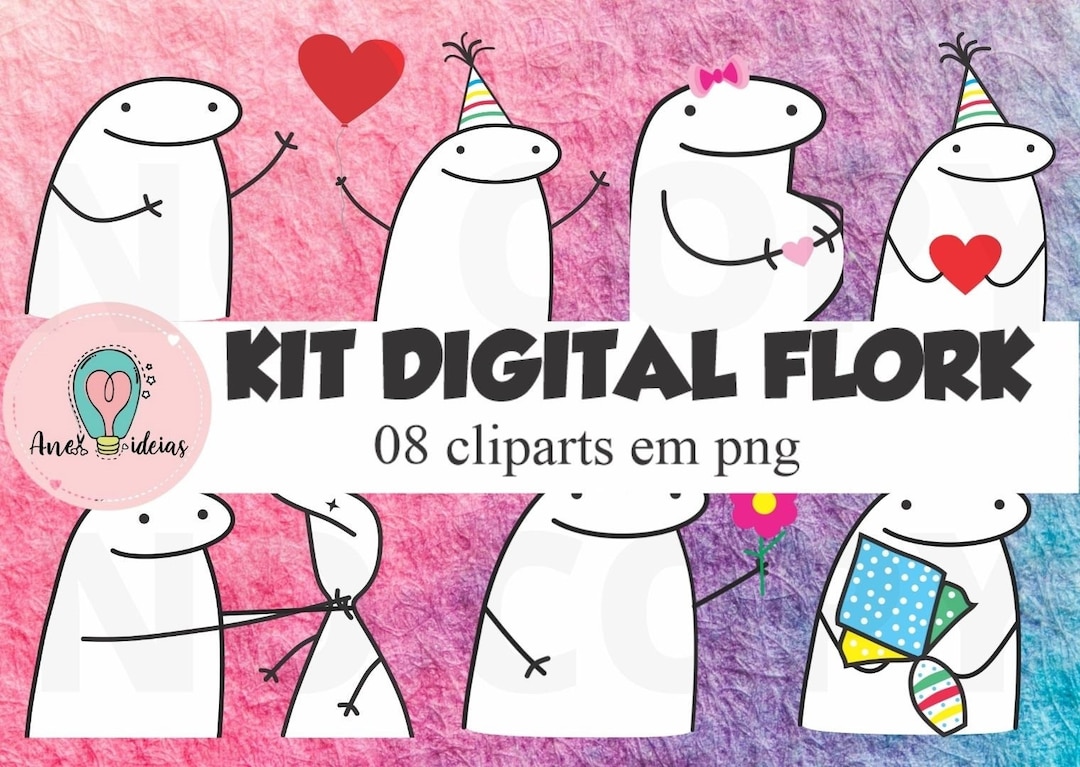 Flork Digital Paper - Etsy