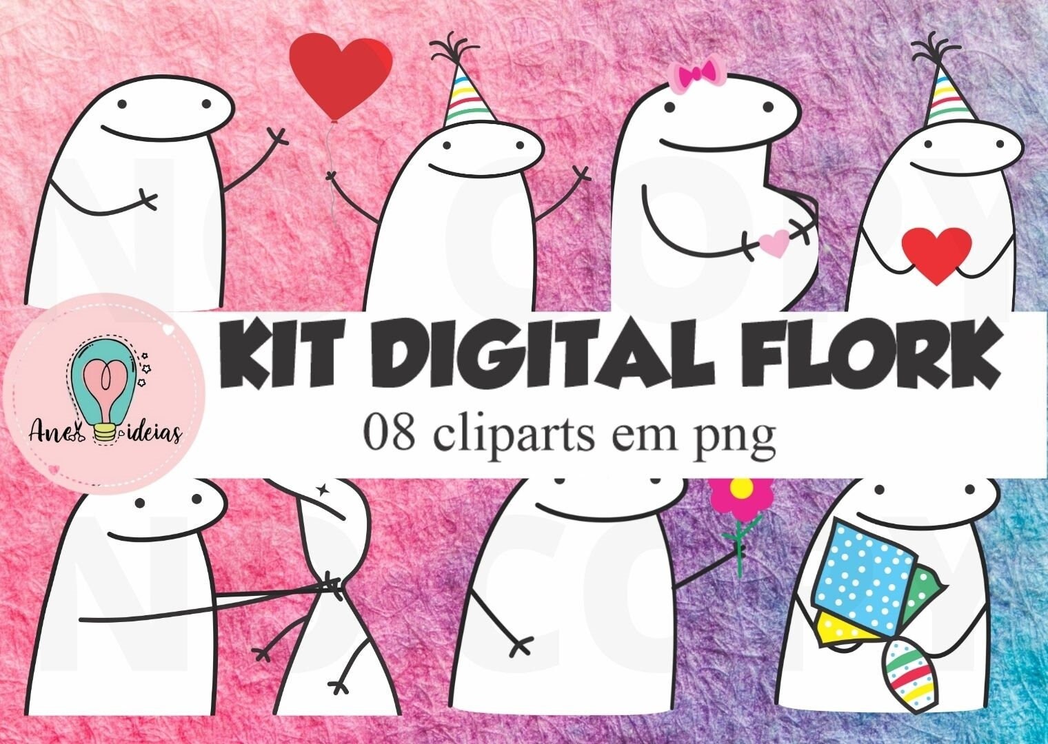 Papel digital Flork - Etsy España