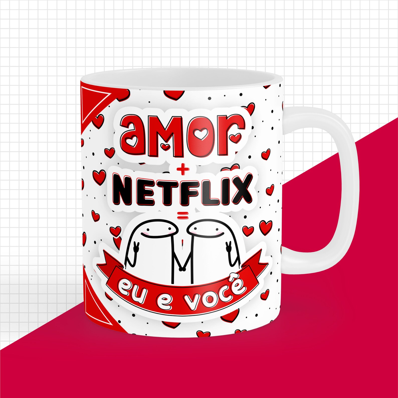 Flork Meme Valentine's Day Mockup Mug - Etsy Canada