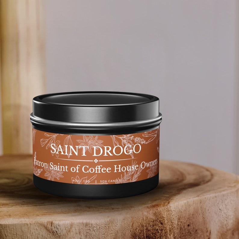 Saint Drogo Patron Saint of Coffee House Owners Prayer Candles 4 Oz ...