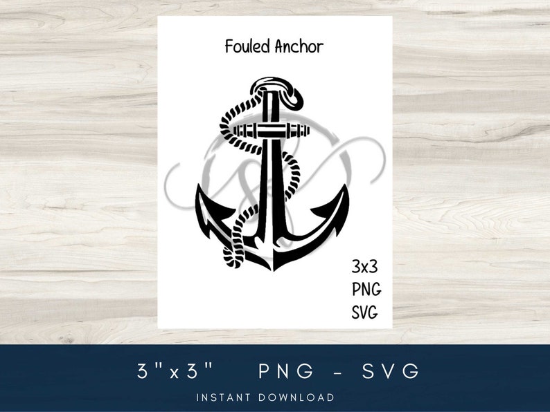Fouled Anchor SVG | Fouled Anchor PNG | Navy Chief | Cut File | Cricut ...
