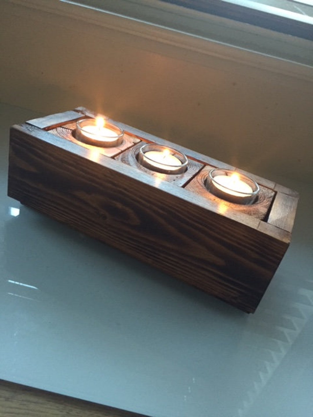 RUSTIC CANDLE BOX With Candle Cubes - Etsy