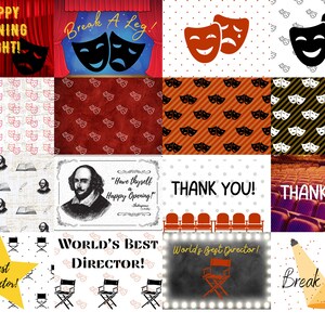 Theatre Cards Pack! Digital Download! - Etsy