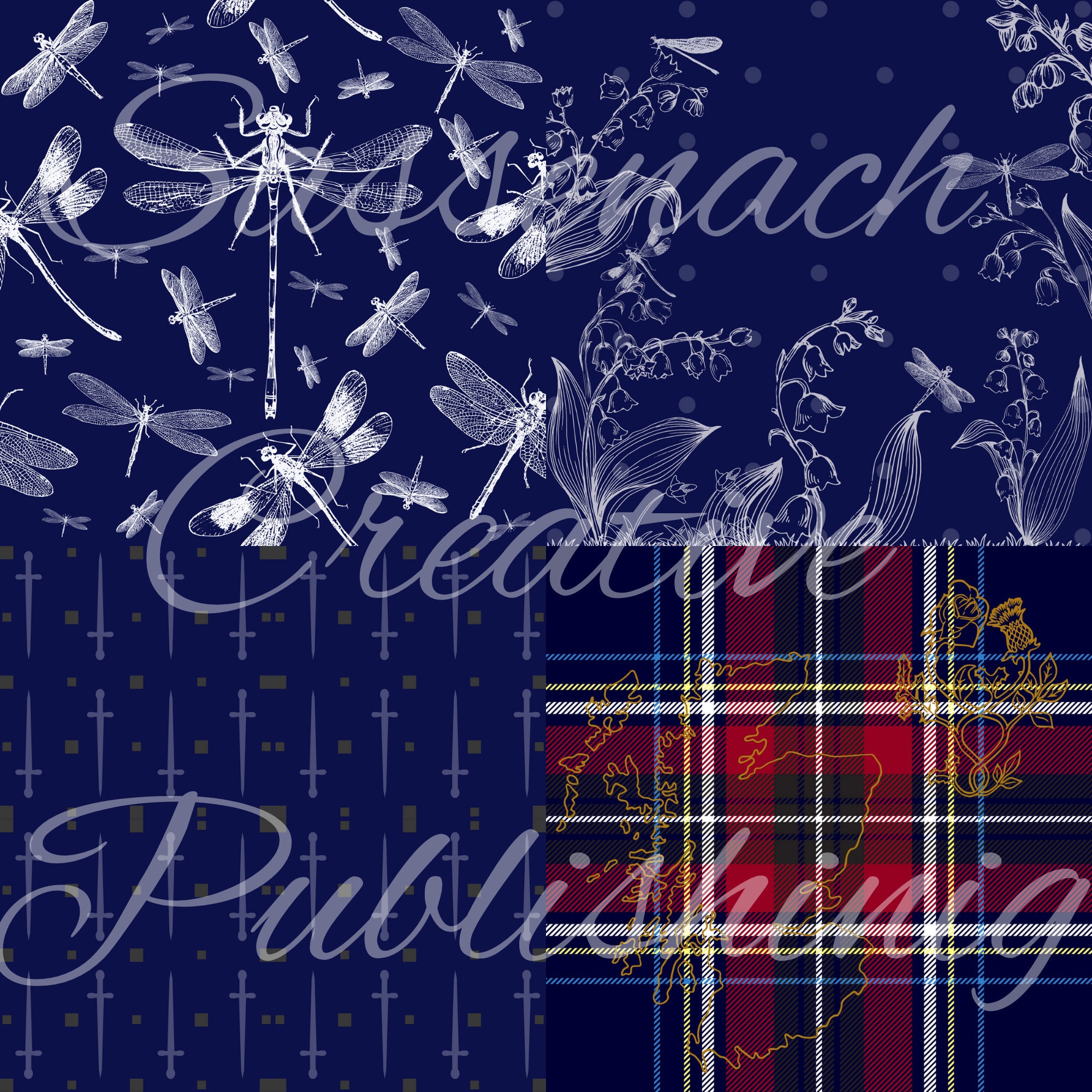 Outlander & Scotland Inspired Digital Paper Pack Download - Etsy