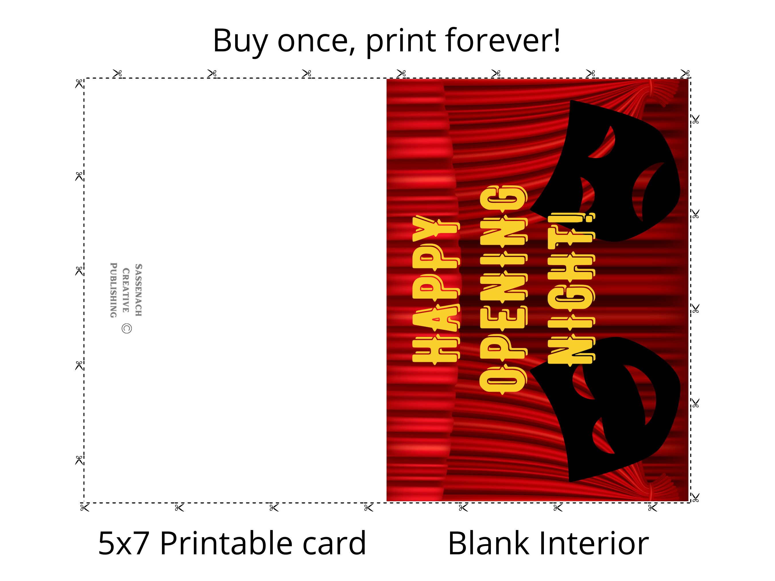 Theatre Cards Pack Digital Download - Etsy
