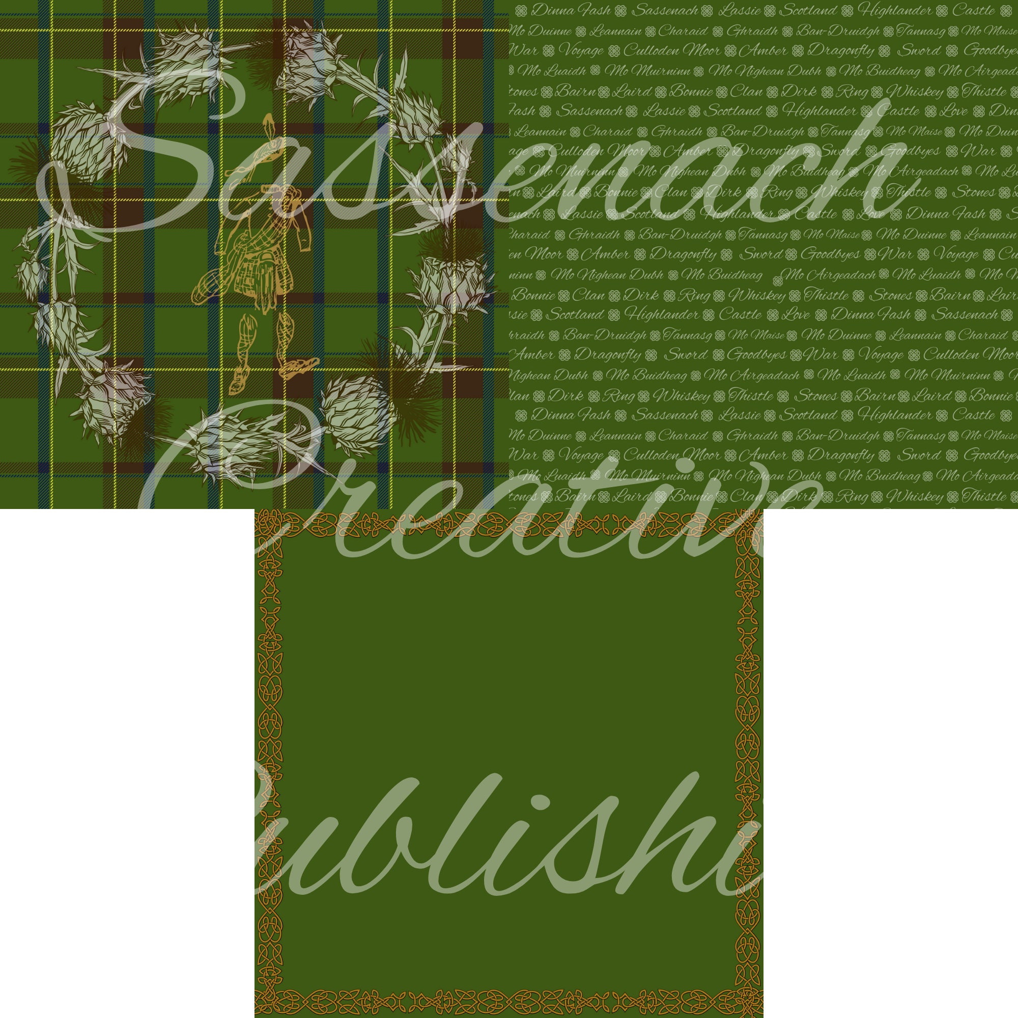 Outlander & Scotland Inspired Digital Paper Pack Download - Etsy