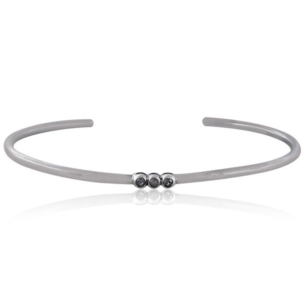 Single Stone Bangle - Etsy