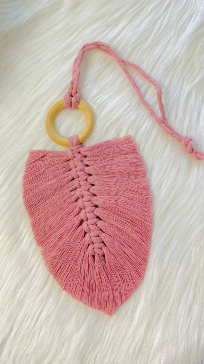 Macrame Feather Diffuser// Essential Oil Car Diffuser - Etsy