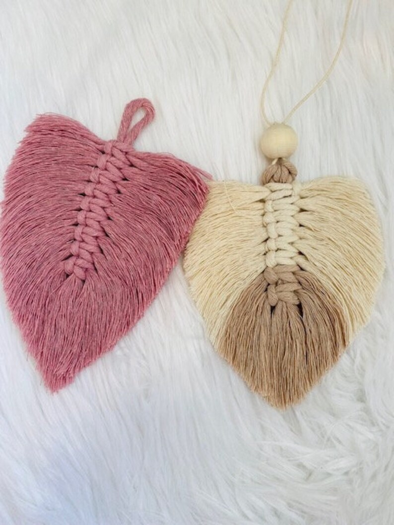 Macrame Feather Diffuser// Essential Oil Car Diffuser - Etsy