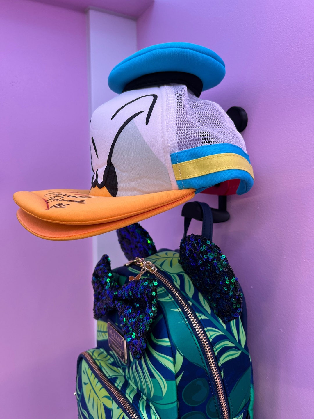 Disney Character Hat Wall Mount With Hook- 3D Printed - Etsy