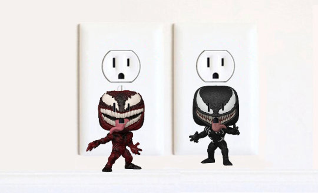 Venom Stickers Carnage Spiderman Venom Keychain - Etsy