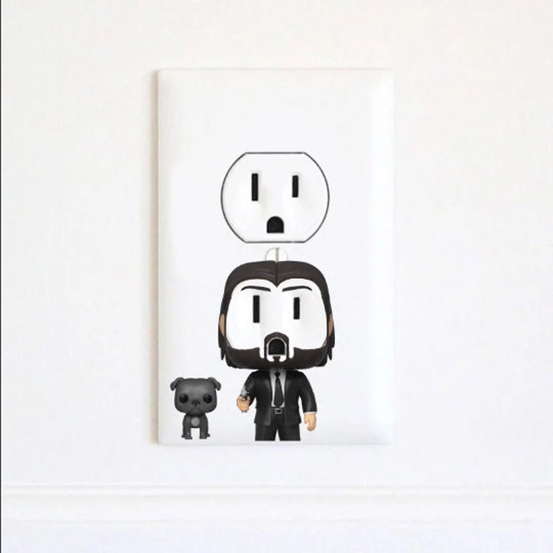 John Wick Stickers Valentines Gift for Him Christmas Gifts Wall Art ...