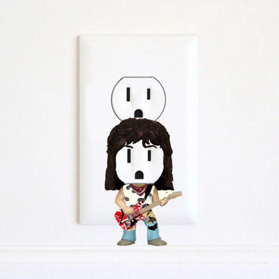 Eddie Van Halen Sticker Vinyl Sticker Valentines Gift | Etsy